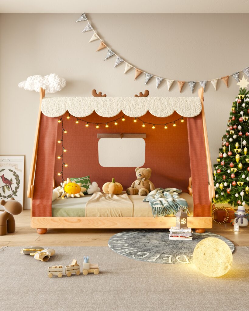 Cubby House Bed - kids furniture | kids bed