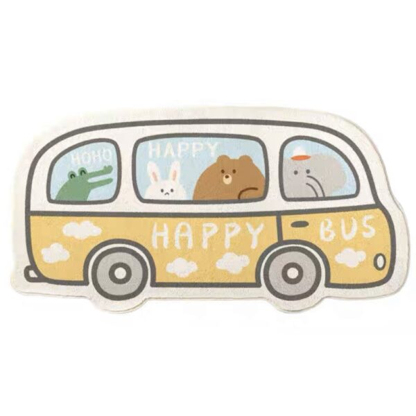 Happy Bus Kids Rug - kids furniture | kids bed
