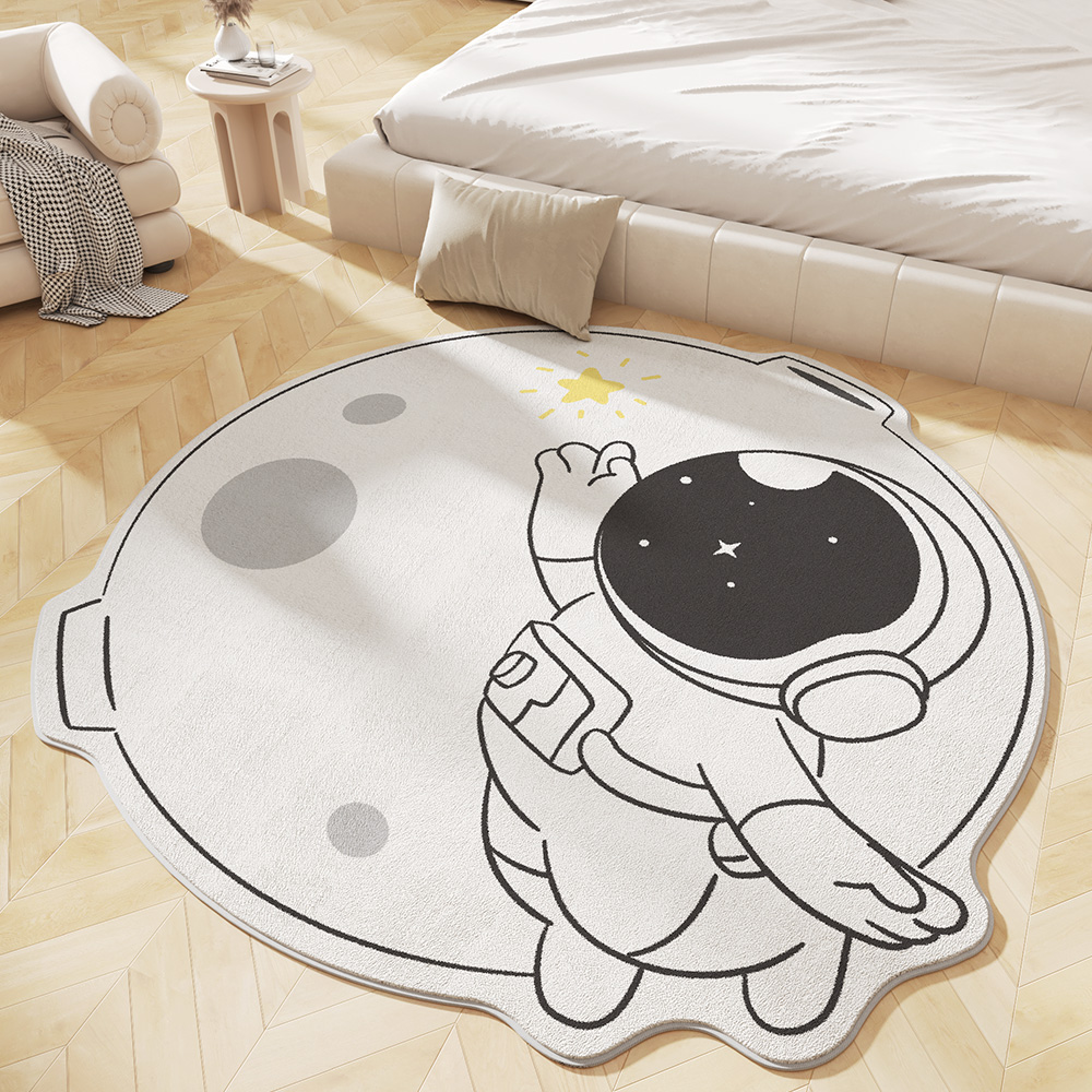 Space Astronaut Round Rug - kids furniture | kids bed