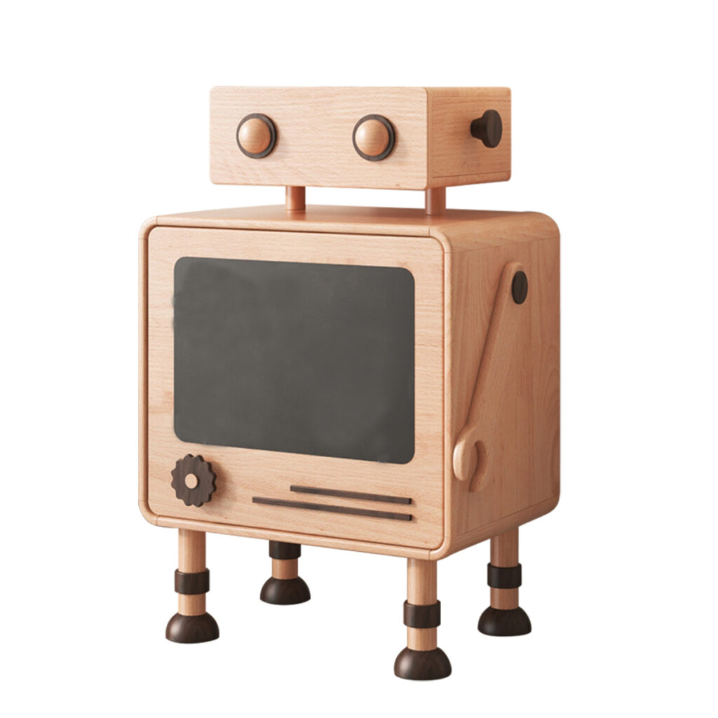 Robot Bedside Table - kids furniture | kids bed